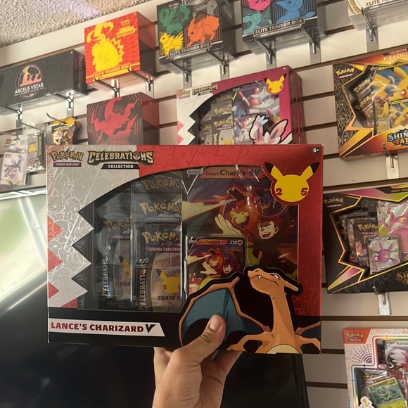 Pokemon | Other | Pokmon Celebrations Lances Charizard V Collection Box ...
